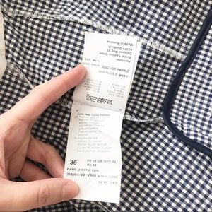 Basler | Jackets & Coats | Basler Checkered Blazer White Navy | Poshmark